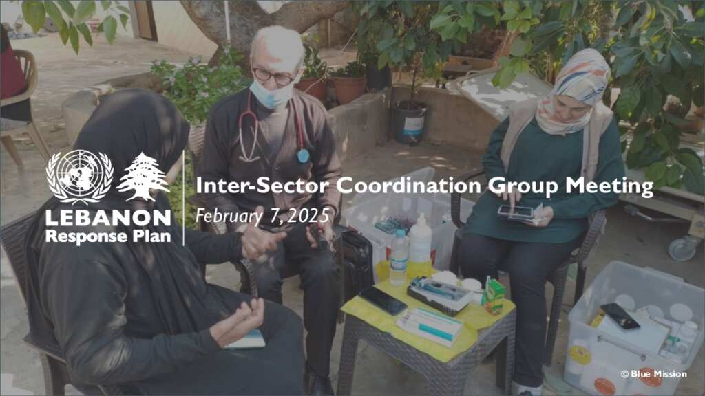 Document - Lebanon: Inter-Sector Coordination Group Meeting - 7 February 2025