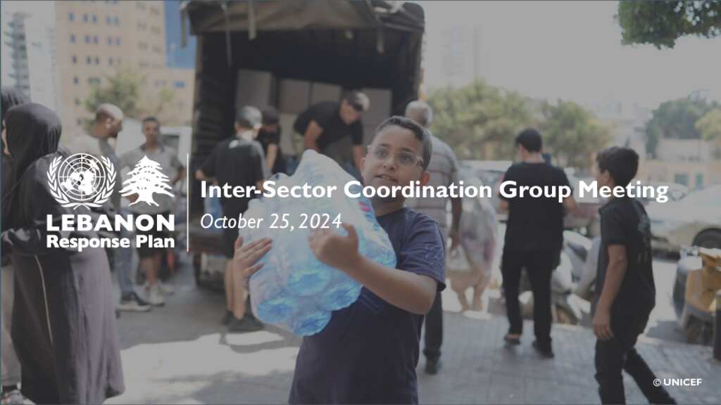 Document - Lebanon: Ad-Hoc Inter-Sector Coordination Group Meeting - 25 October 2024