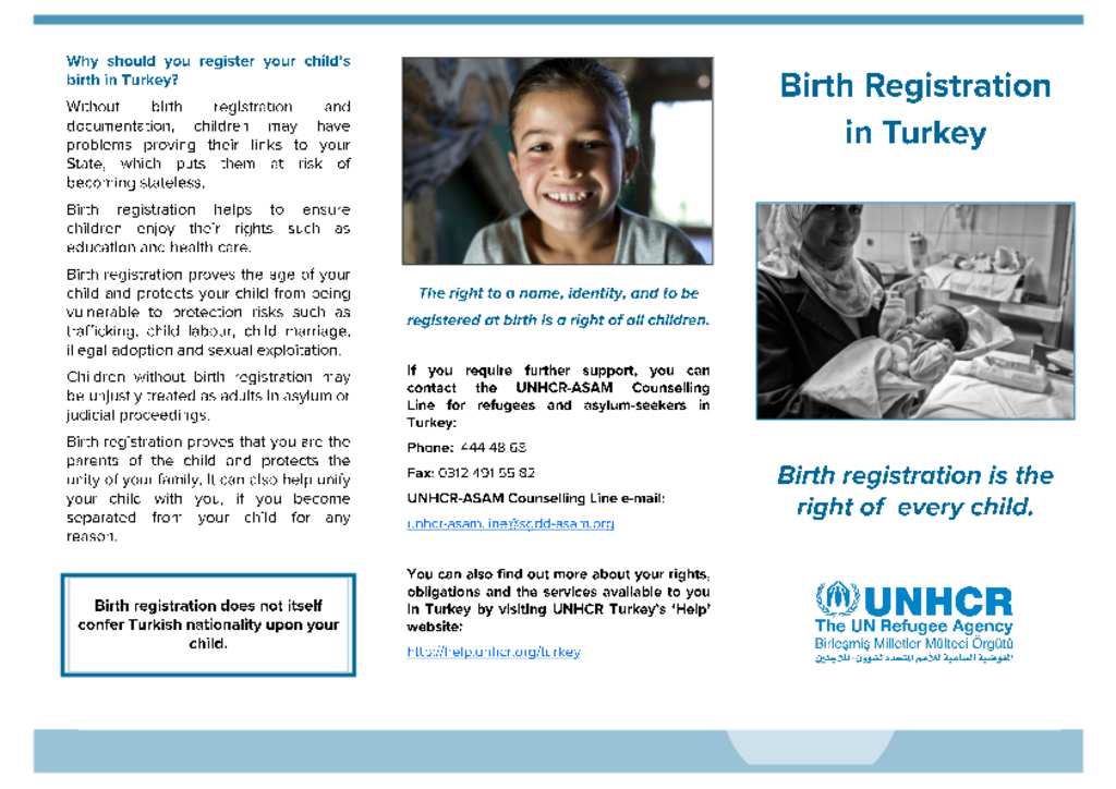 Document - UNHCR : Birth Registration_English 2017