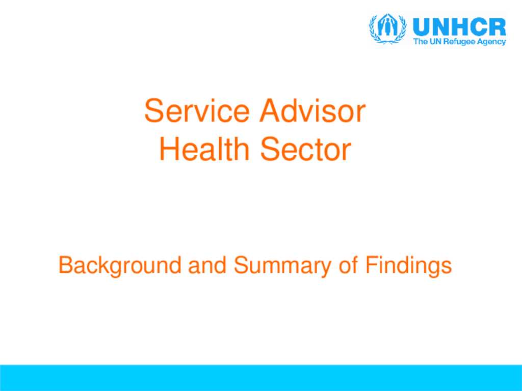 Document - Service Advisor Presentation